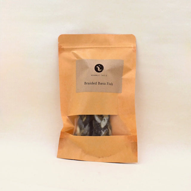 Braided Basa Fish Skin 3 X Sticks | Sparkly Tails