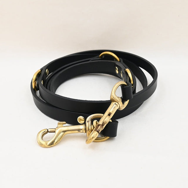 Handmade Hands Free Leather Lead – Sparkly Tails