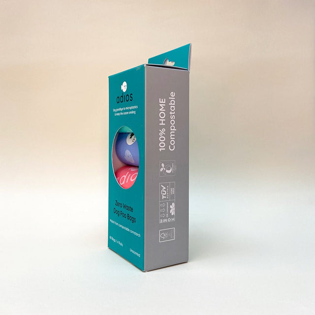 Strong Compostable Dog Poo Bags, Unscented | Adios Plastic – Sparkly Tails